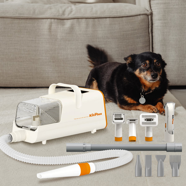 ZACHVO 6-in-1 Multifunctional Pet Grooming Vacuum Suction & Blower Kit ...
